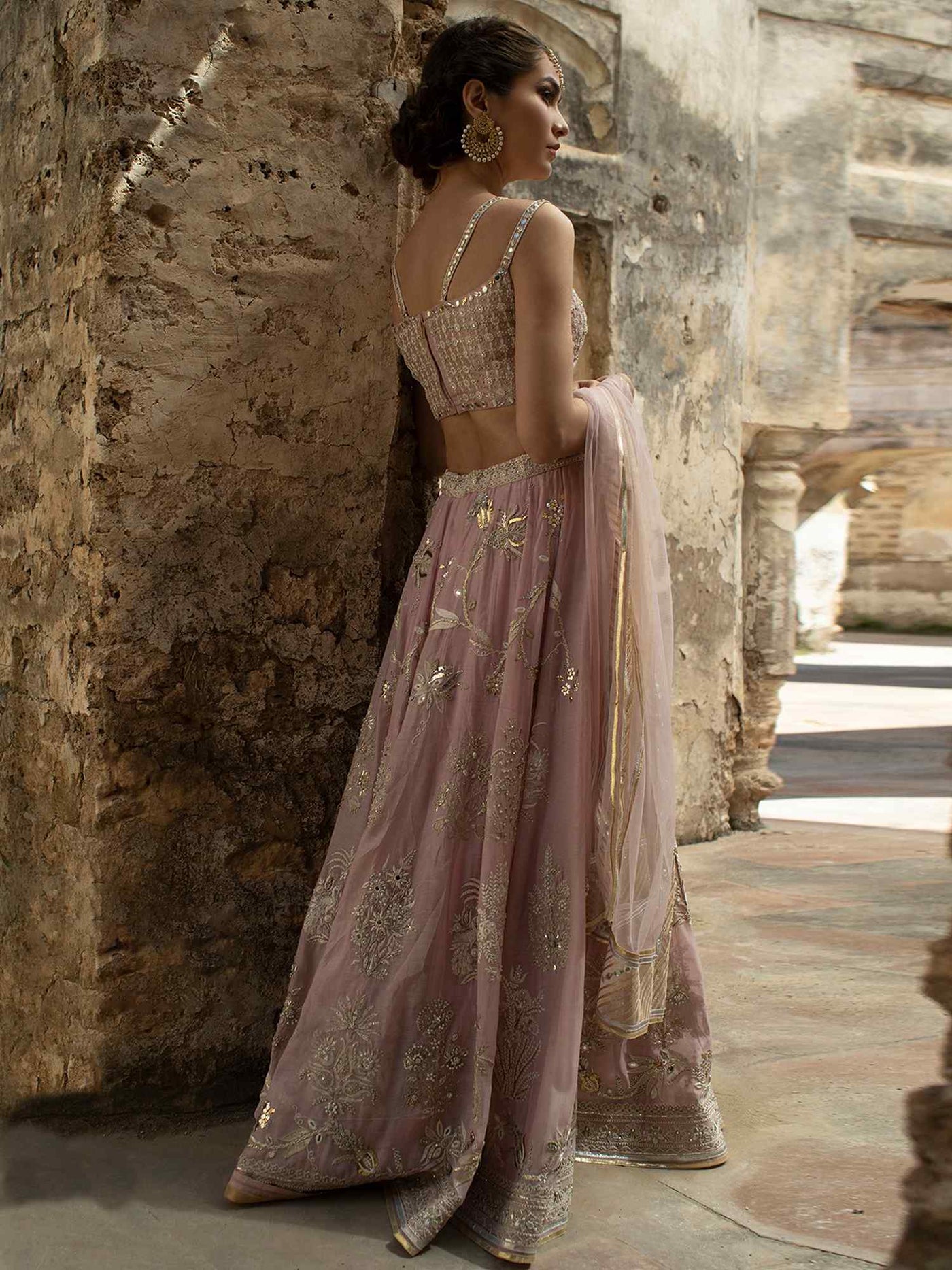 Choli W/ Ghagra & Dupatta | Misha Lakhani