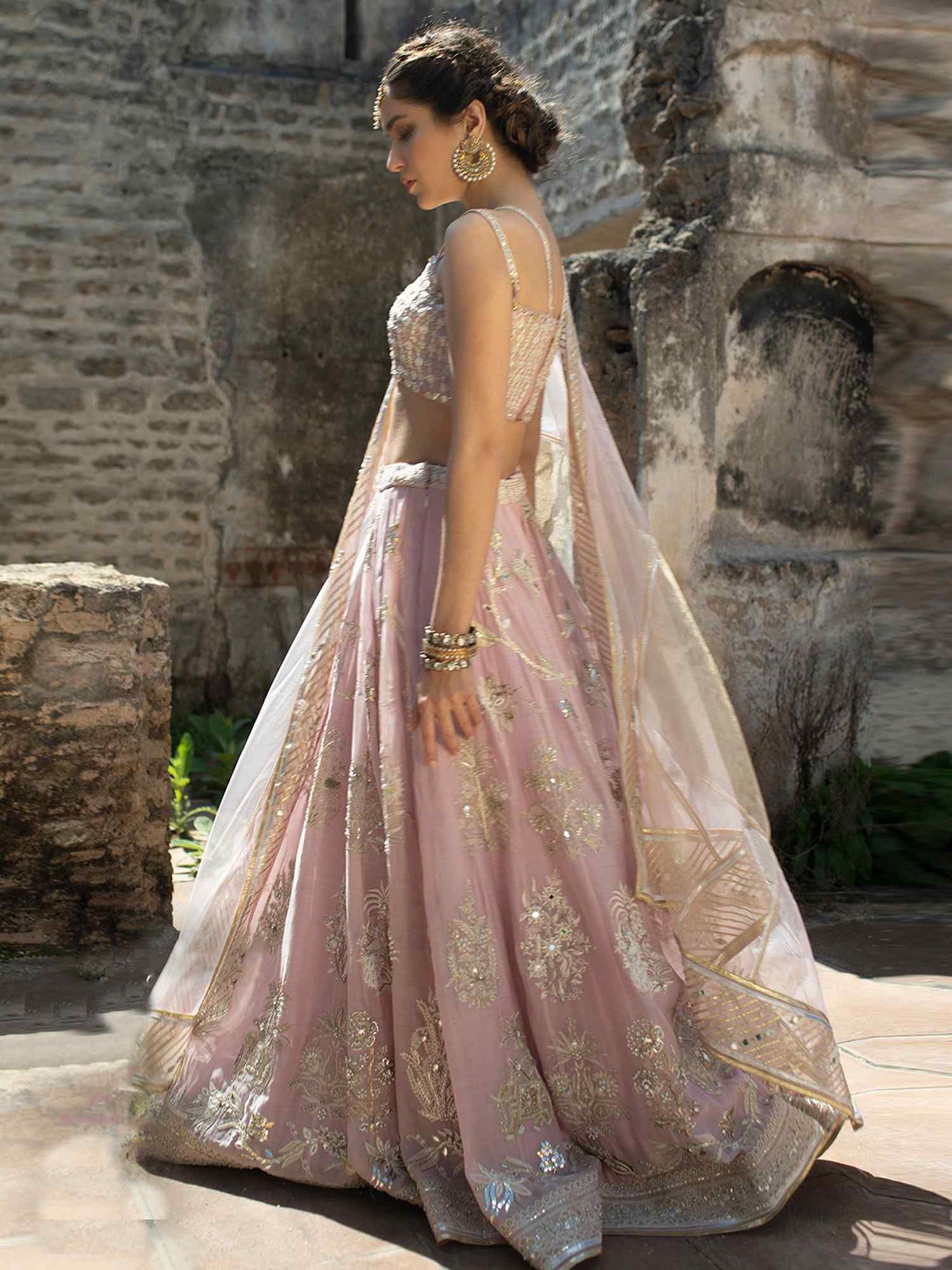 Choli W/ Ghagra & Dupatta | Misha Lakhani