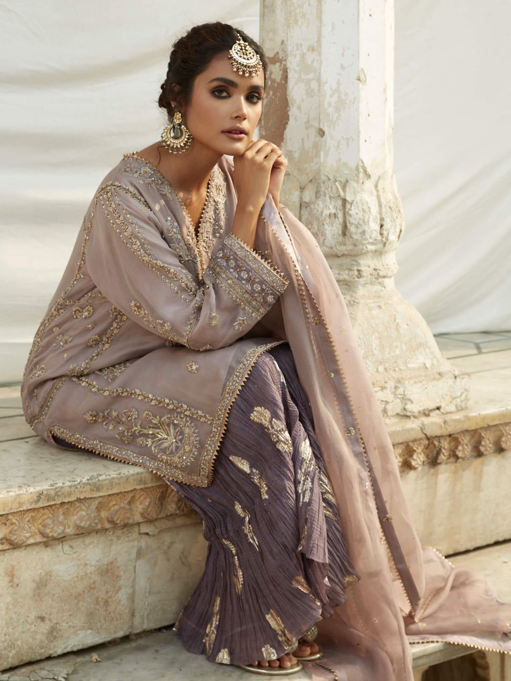 RAYA, CRUSHED IZAAR & DUPATTA
